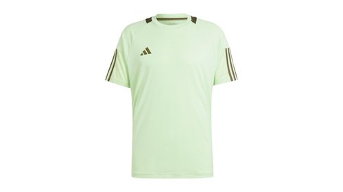 adidas Sereno Aeroready 3-Stripes T-Shirt 'Semi Green Spark/White ...