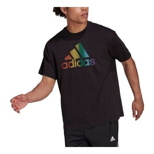 adidas Sports Stylish Short Sleeve Couple Style 'Black' - GT6811 ...