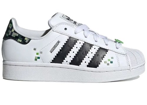 Minecraft x adidas Superstar 2 'Creeper' - JQ8749 | Solesense