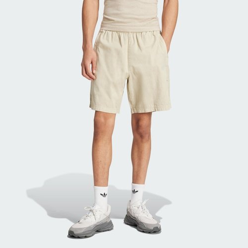adidas Trefoil Essentials+ Dye Woven Shorts 'Beige' - IS1733 | Solesense