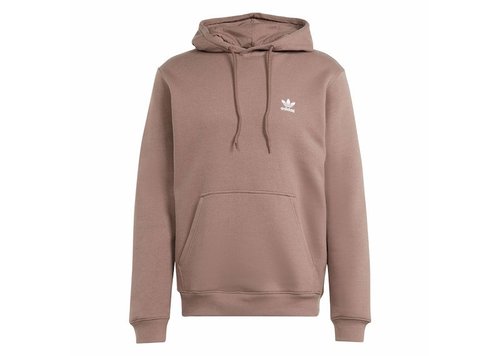 adidas Trefoil Essentials Hoodie 'Brown' - IR7786 | Solesense