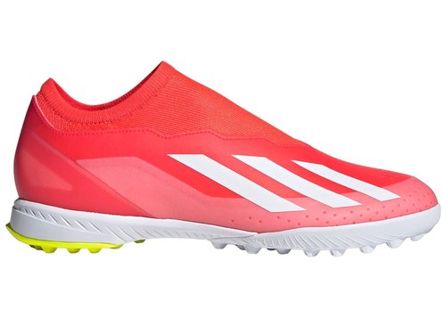 adidas X Crazyfast League Laceless TF | Red | Size 8 'Energy Citrus ...