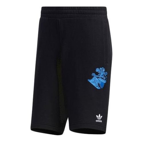 adidas x Disney Goofy Short Crossover Embroidered Shorts 'Black ...