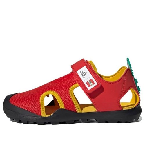 adidas x Lego Captain Toey Sandals 'Red' - H67471 | Solesense