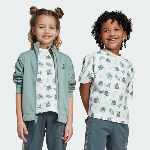 adidas Star Wars Mandalorian T-Shirt 'Off White/Multicolor' - JD4555 ...