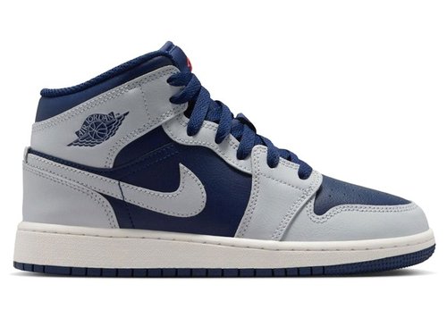 Air Jordan 1 Mid 'Blue Void/Summit White/Hot Lava/Pure Platinum ...