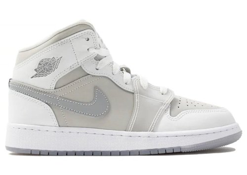 Air Jordan 1 Mid SE 'Summit White Metallic Silver' - HQ3600-121 | Solesense
