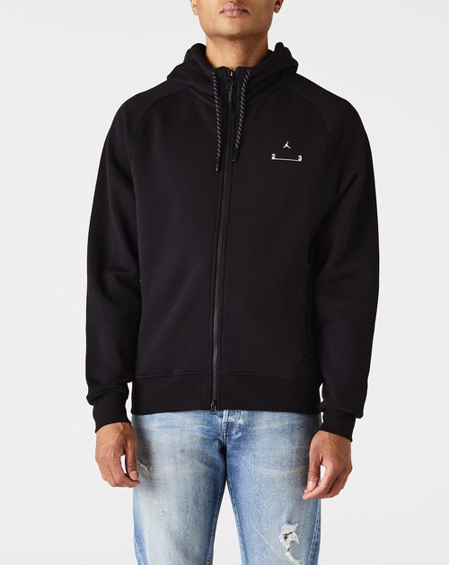 Air Jordan 23 Engineered Fleece Full-Zip Hoodie 'Black' - DV1589-010 ...