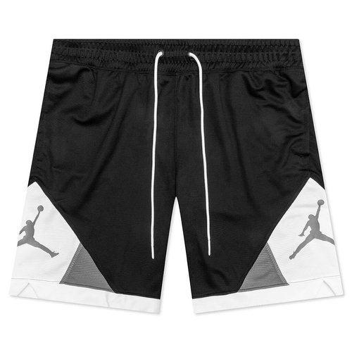 Dri-FIT Air Jordan Diamond Short 'Black/White/Smoke Grey' - CV3086-011 ...