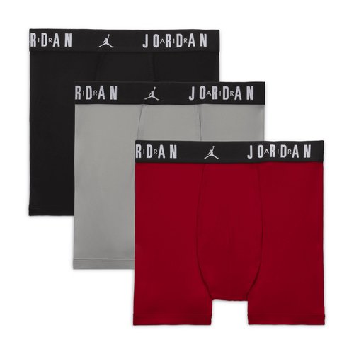 Air Jordan Dri-FIT Flight Poly Boxer Briefs 3-Pack 'Gym Red' - 9J0629 ...