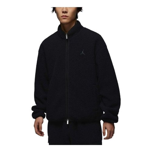 Air Jordan Flight High-Pile Fleece Jacket Asia Sizing 'Black' - FV7449 ...