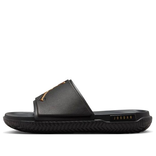 Air Jordan Jumpman Slide 'Black Metallic Gold' - FQ1597-007 | Solesense