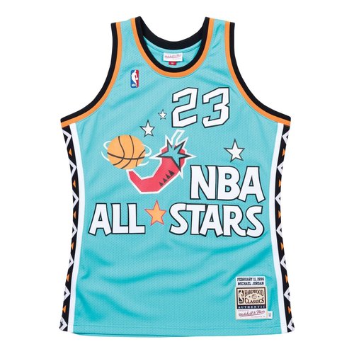Mitchell & Ness NBA Michael Air Jordan All-Star 1996 East Jersey #23 'Teal' - AJY4GS18066 ...
