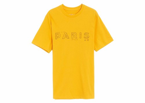 Air Jordan Paris SaintGermain T-Shirt 'Orange/Black' - DV0634-705 ...