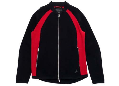Air Jordan Sport Tech Knit Sweater 'Black/Red' - 891291-011 | Solesense