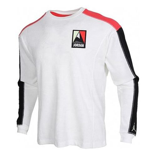 Air Jordan Winter Utility logo Printing Causual Round Collar 'White ...