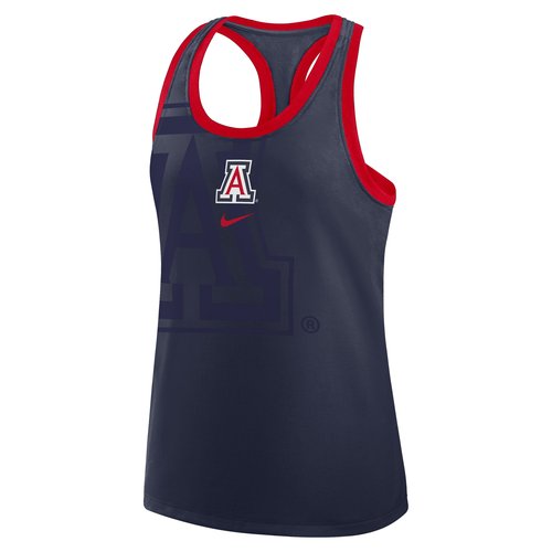 Arizona Primetime Shadow Nike College Racerback Tank Top 'Navy ...
