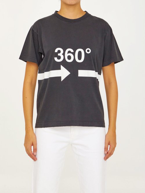 Balenciaga 360 Degree Arrow Print T-Shirt 'Black/White ...