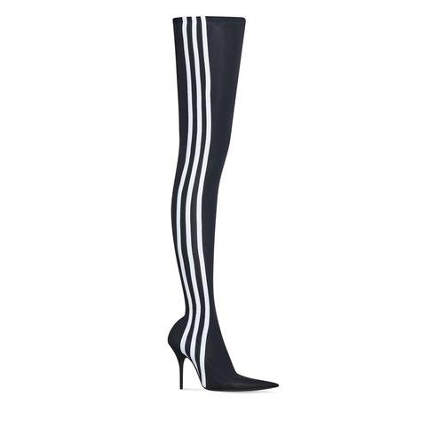 Balenciaga adidas Knife Over The Knee Boot 'Black/White' - 724074W2ES1 ...