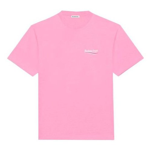 Balenciaga Political Campaign Logo T-Shirt 'Light Pink ...