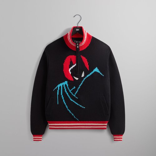Batman | Kith Wyona Quarter Zip Sweater 'Black' - M033137-001 | Solesense