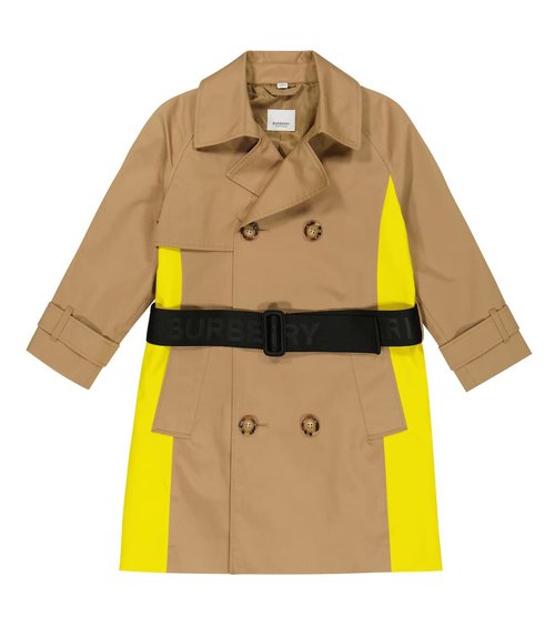 Burberry Archive Panel Detail Cotton Twill Trench Coat 'Beige' - 8047932 | Solesense