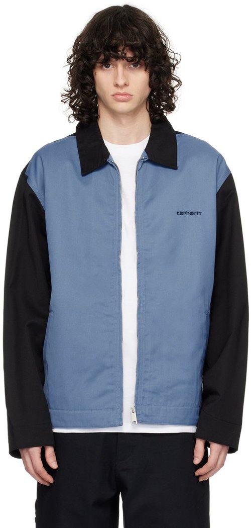 Carhartt WIP & Blue Module Script Jacket 'Black/Sorrent' - I03297723M ...