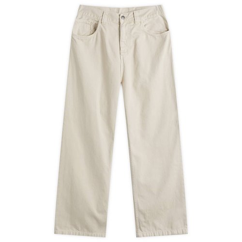 Carhartt WIP Brandon Loose Straight Twill Pants 'Fleur De Sel Stone ...