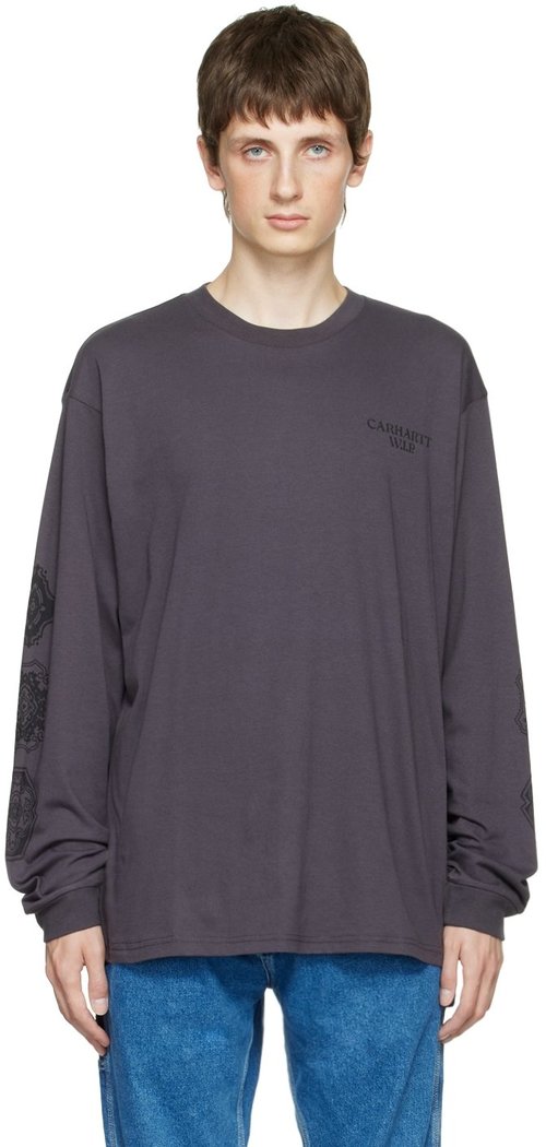 Carhartt WIP Purple Scope Long Sleeve T-Shirt 'Artichoke/Bl' - I030666 ...