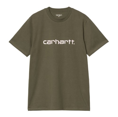 Carhartt WIP S/S Script T-Shirt 'Turtle/Air Pink' - I031047_2QH_XX ...