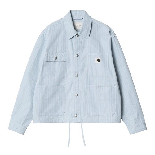 Carhartt WIP W' Nota Shirt Jac 'Bova Stripe/Bluebird' - I034555_2RB_XX ...