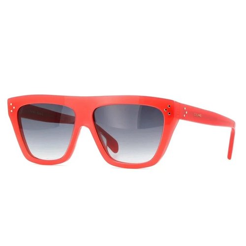 CELINE Smoke Gradient Square Sunglasses CL40256I 66B 58 'Red ...