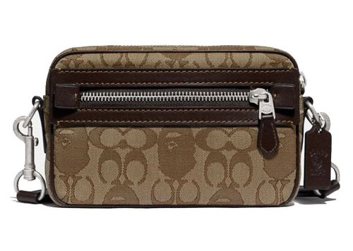 Coach x A Bathing Ape Academy Crossbody Signature Jacquard With Ape ...