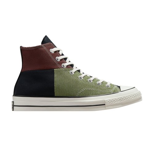 Converse Chuck 70 High 'Crafted Patchwork - Trolled Green Earth Brown ...
