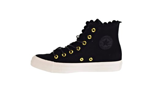Converse Chuck Taylor All Star Hi Frilly Thrills 'Black' - 563422C ...