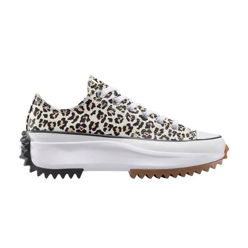 Converse Run Star Hike Platform Low | Cream | Size 7 'Archive Leopard ...
