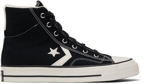 Converse Star Player 76 High 'Black Vintage White' - A10516C | Solesense