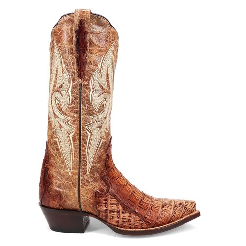 Dan Post Boots Berkeley Embroidered Caiman Snip Toe Pull On Cowboy ...