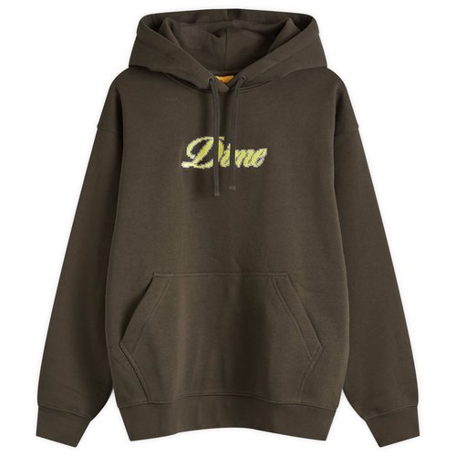 Dime Pixel Cursive Hoodie 'Vintage Black' - DIMEFA2419BLK | Solesense