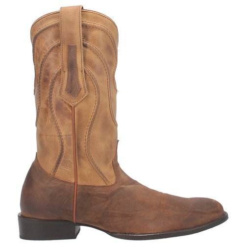 Dingo Whiskey River Embroidered Round Toe Pull On Cowboy Boots 'Beige ...