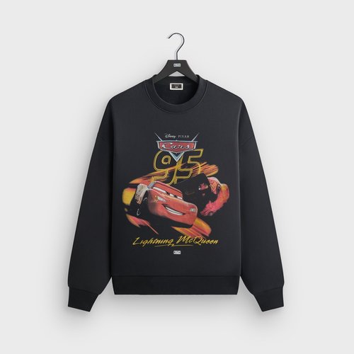 Disney | Kith for Pixar Lightning McQueen Nelson Crewneck 'Black ...