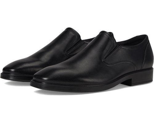 ECCO Milan Plain Toe Slip On Loafers Lace Up Wing Tip 'Black ...