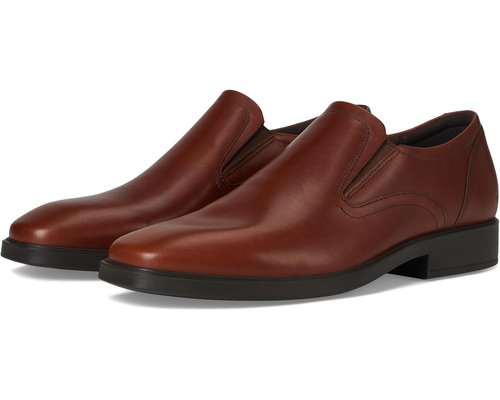 ECCO Milan Plain Toe Slip On Loafer Lace Up Wing Tip 'Mink ...