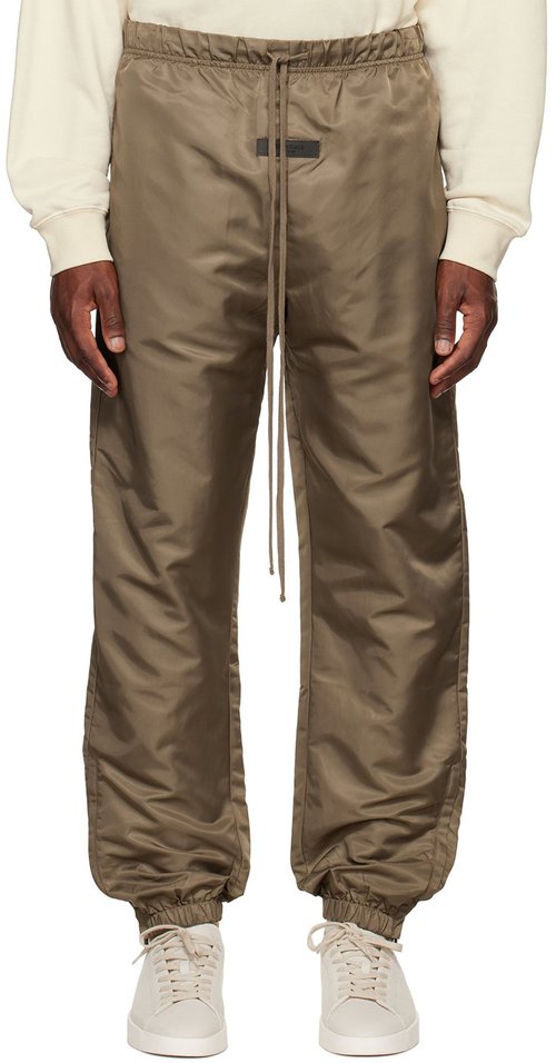 Fear of God Essentials Track Pant 'Wood' - 130SU222164F | Solesense