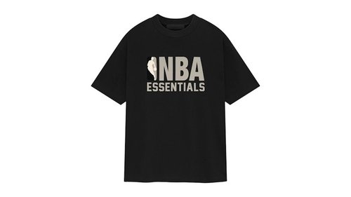 Fear of God Essentials NBA Tee SS25 'Black' - 125AL244101F | Solesense