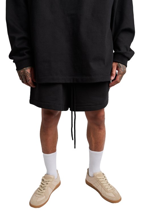 Fear of God Essentials Sweat Shorts 'Jet Black' - 160S-P242-004-F-S-S ...