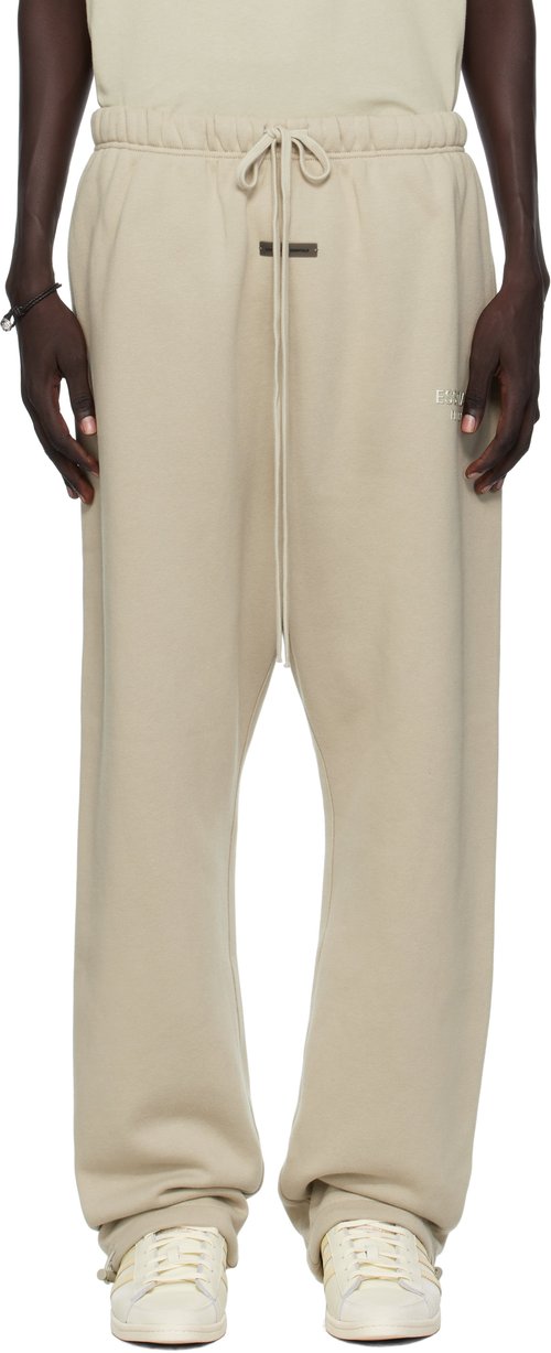 Fear of God ESSENTIALS Taupe Relaxed Fleece Sweatpants 'Abbey Stone ...