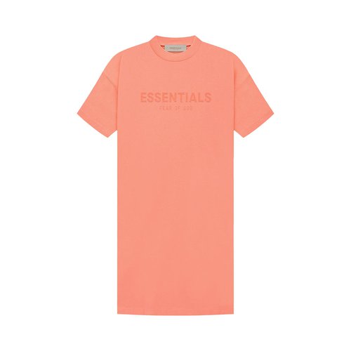 Fear of God Essentials Tee Dress 'Coral' - 125SU225042FW | Solesense