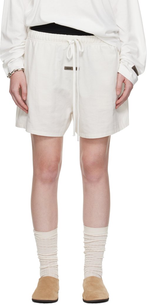 Fear of God Essentials Classic Oxford Short 'Cloud White ...