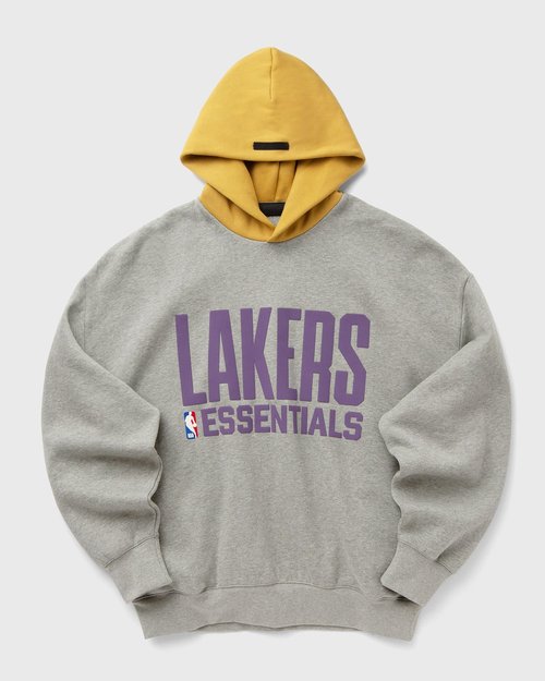 Fear of God Essentials x NBA Lakers Sport Hoodie 'Concrete Heather ...